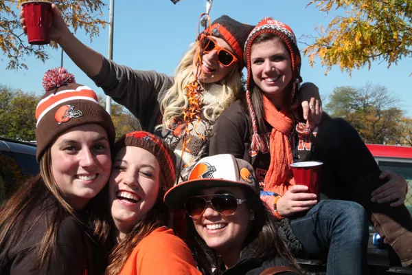 30 Photos from the Browns vs. Steelers Tailgate at the Muni Lot ...
