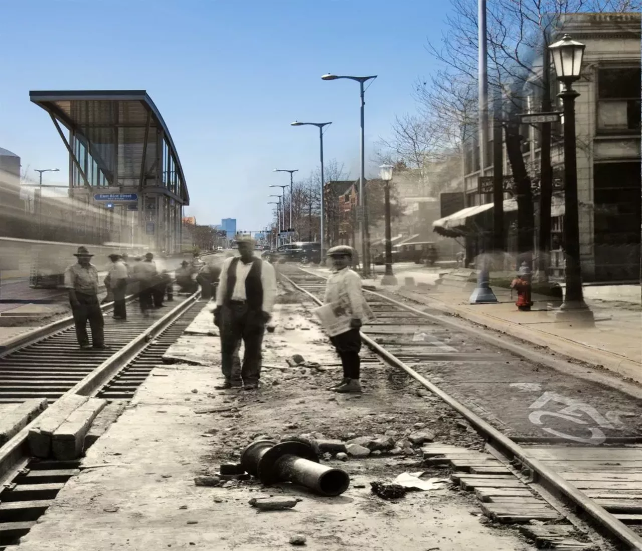 38 Mash-Up Photographs Combining Cleveland's Past and Present ...
