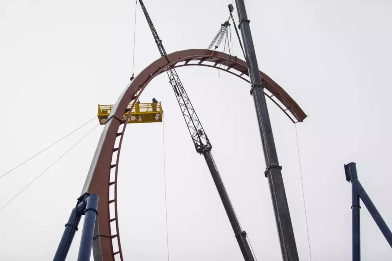 40 Construction Photos of the Valravn at Cedar Point | Cleveland ...