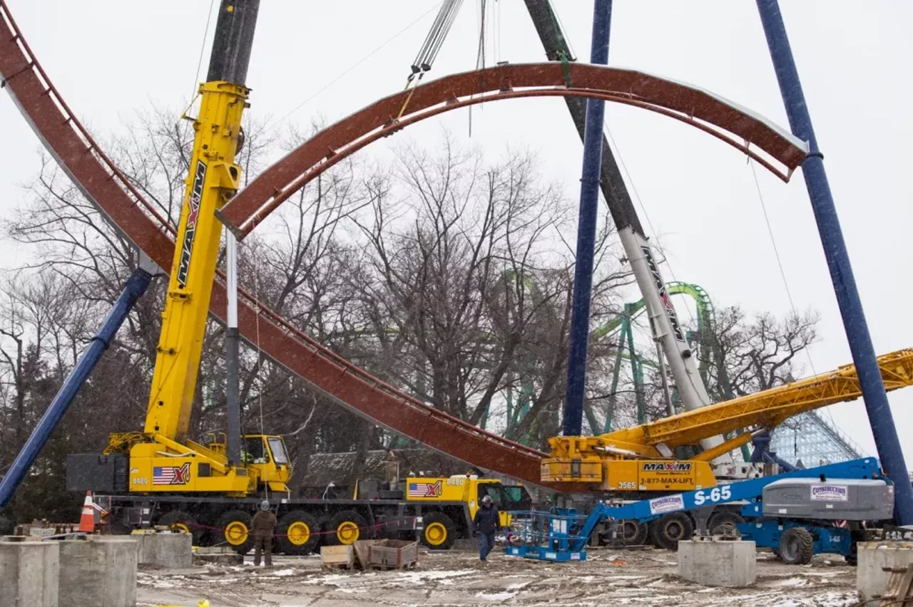 40 Construction Photos of the Valravn at Cedar Point | Cleveland ...