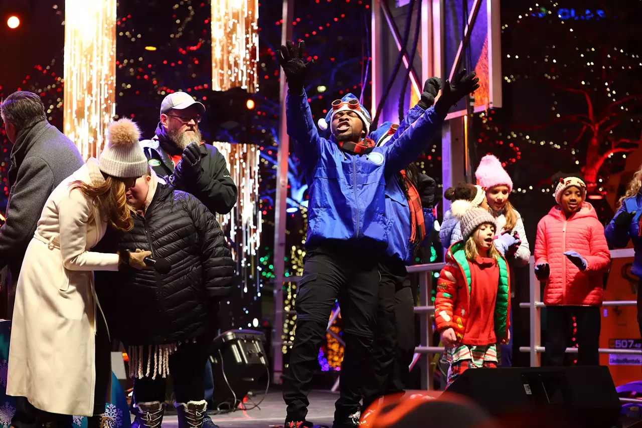 Photos From the Annual Winterland Holiday Tree Lighting on Public ...