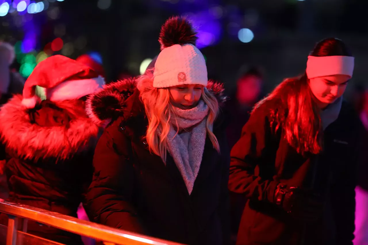 Photos From the Annual Winterland Holiday Tree Lighting on Public ...
