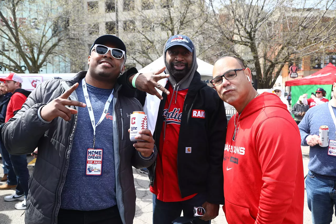 Photos From the Miller Lite Cleveland Guardians Home Opener Tailgate ...