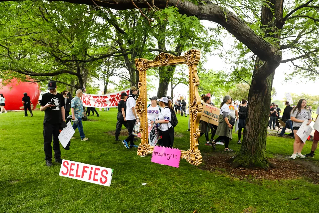 Photos: Thousands Marched the Streets of Downtown Cleveland in No Kings ...