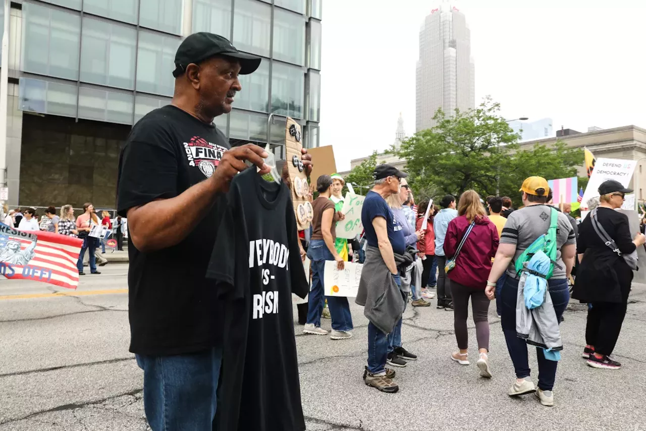 Photos: Thousands Marched the Streets of Downtown Cleveland in No Kings ...