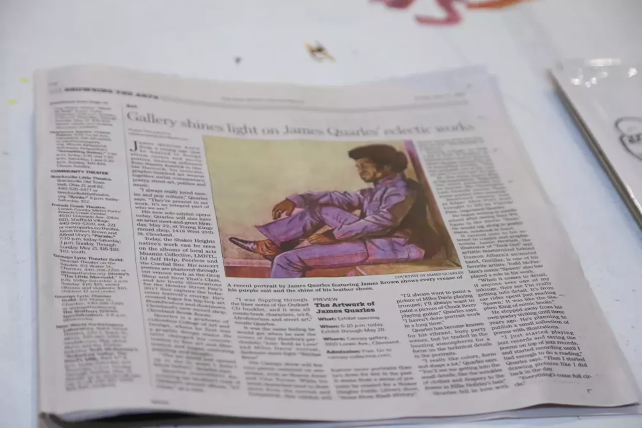 The Artwork of James Quarles Exhibition Opening in Photos | Cleveland ...