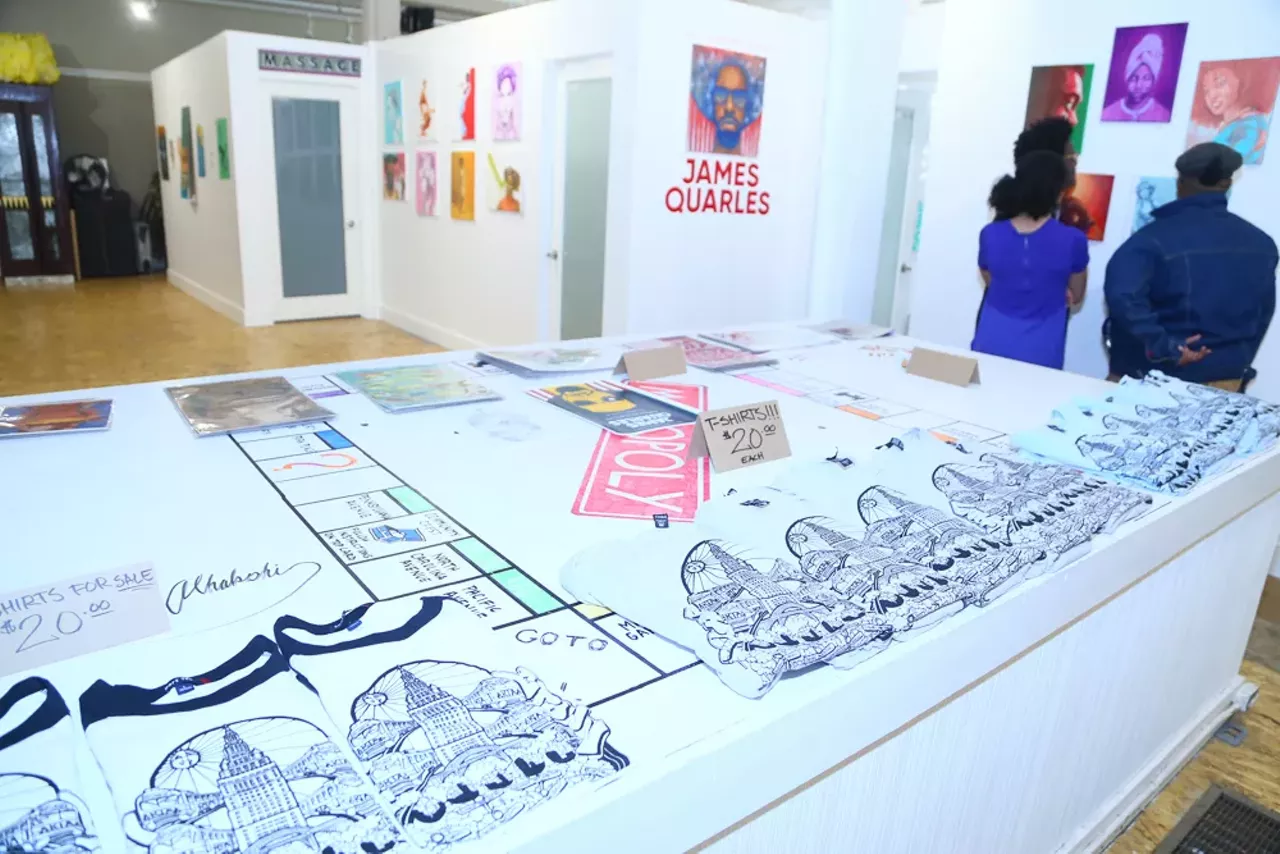 The Artwork of James Quarles Exhibition Opening in Photos | Cleveland ...