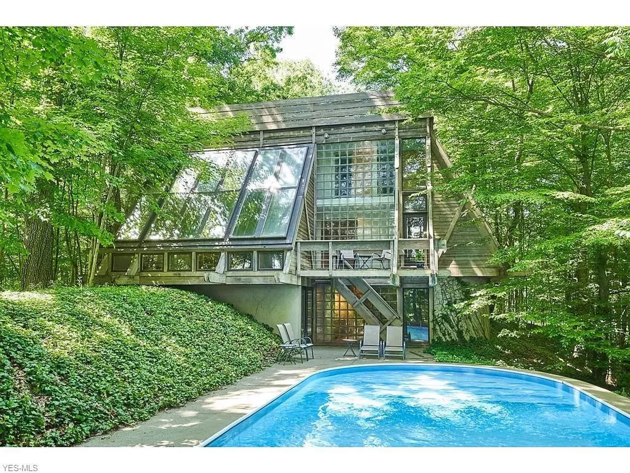 This Awesome Modern A-Frame House in Akron is Now on the Market ...