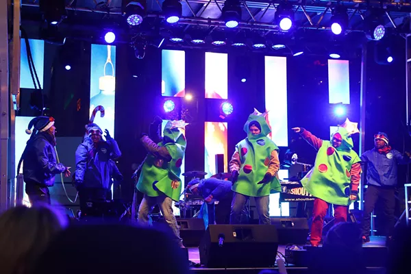 Photos From the Annual Winterland Holiday Tree Lighting on Public ...