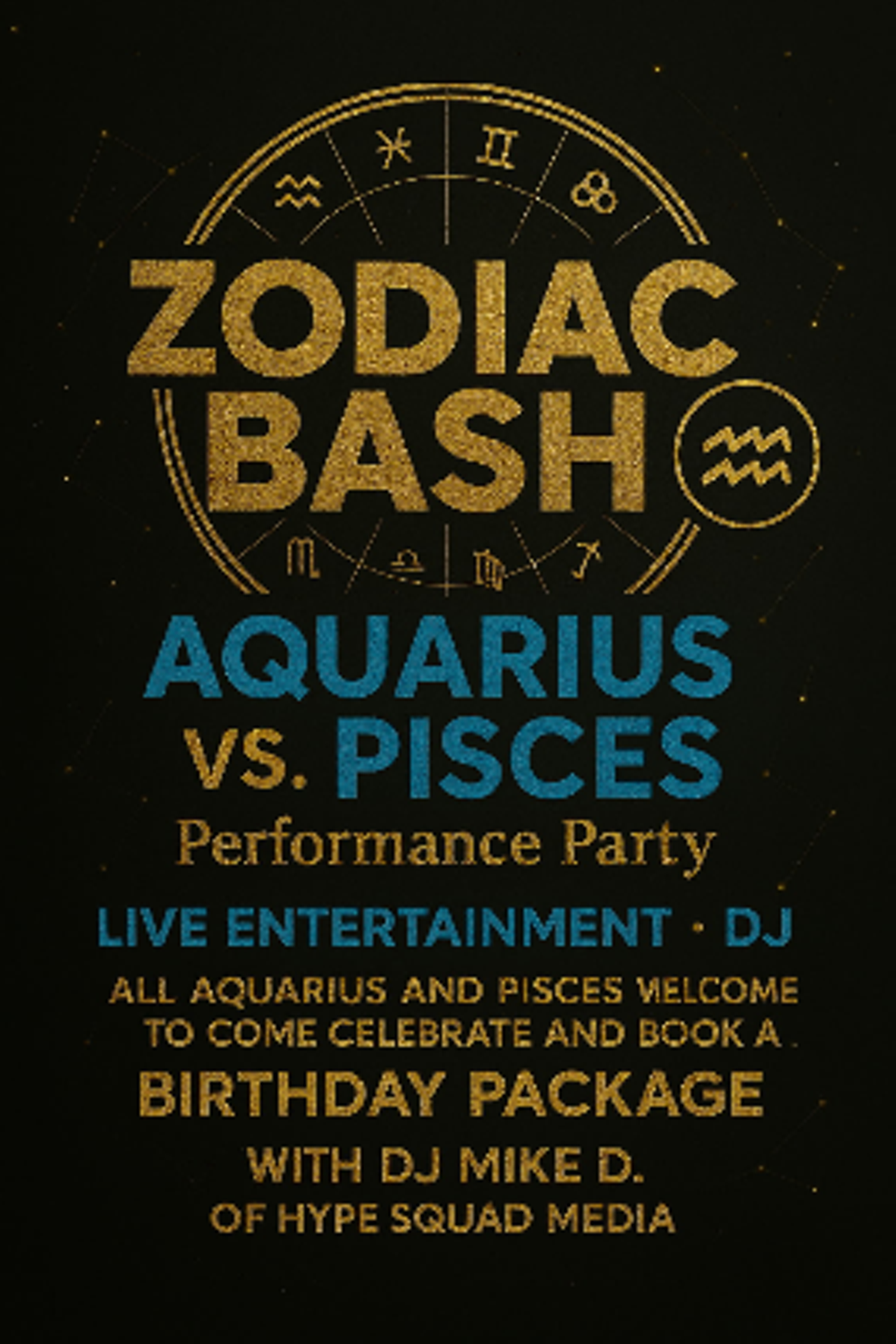 ZODIAC BASH: AQUARIUS VS. PISCES | B Side Lounge | On Tour | Cleveland ...